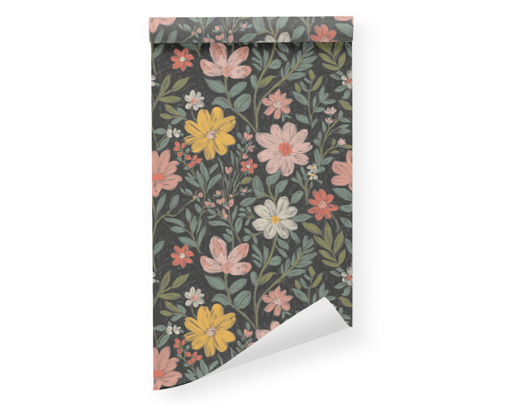 Artsy Evergreen Peel And Stick Removable Wallpaper | Love vs. Design