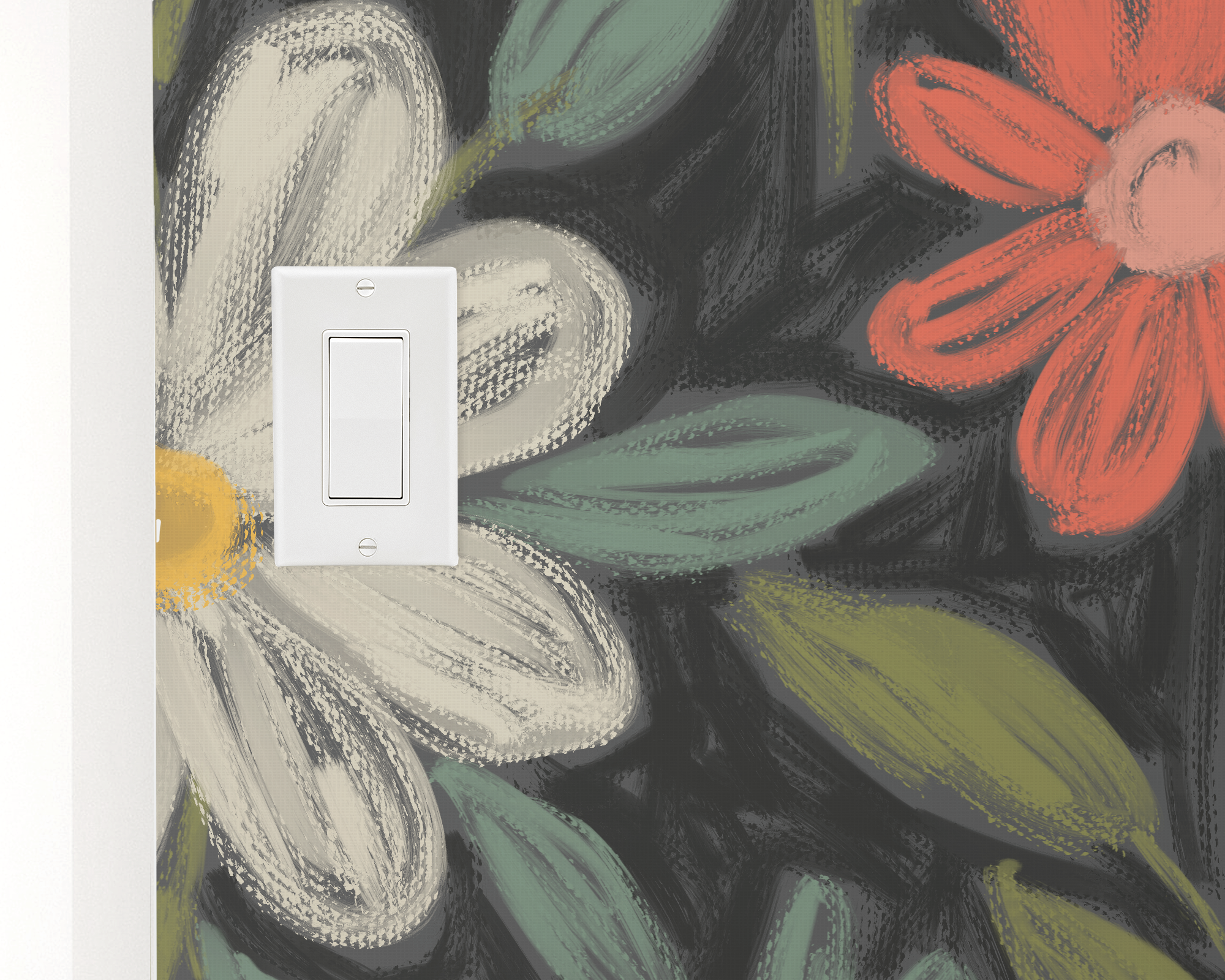 Artsy Evergreen Peel And Stick Removable Wallpaper | Love vs. Design