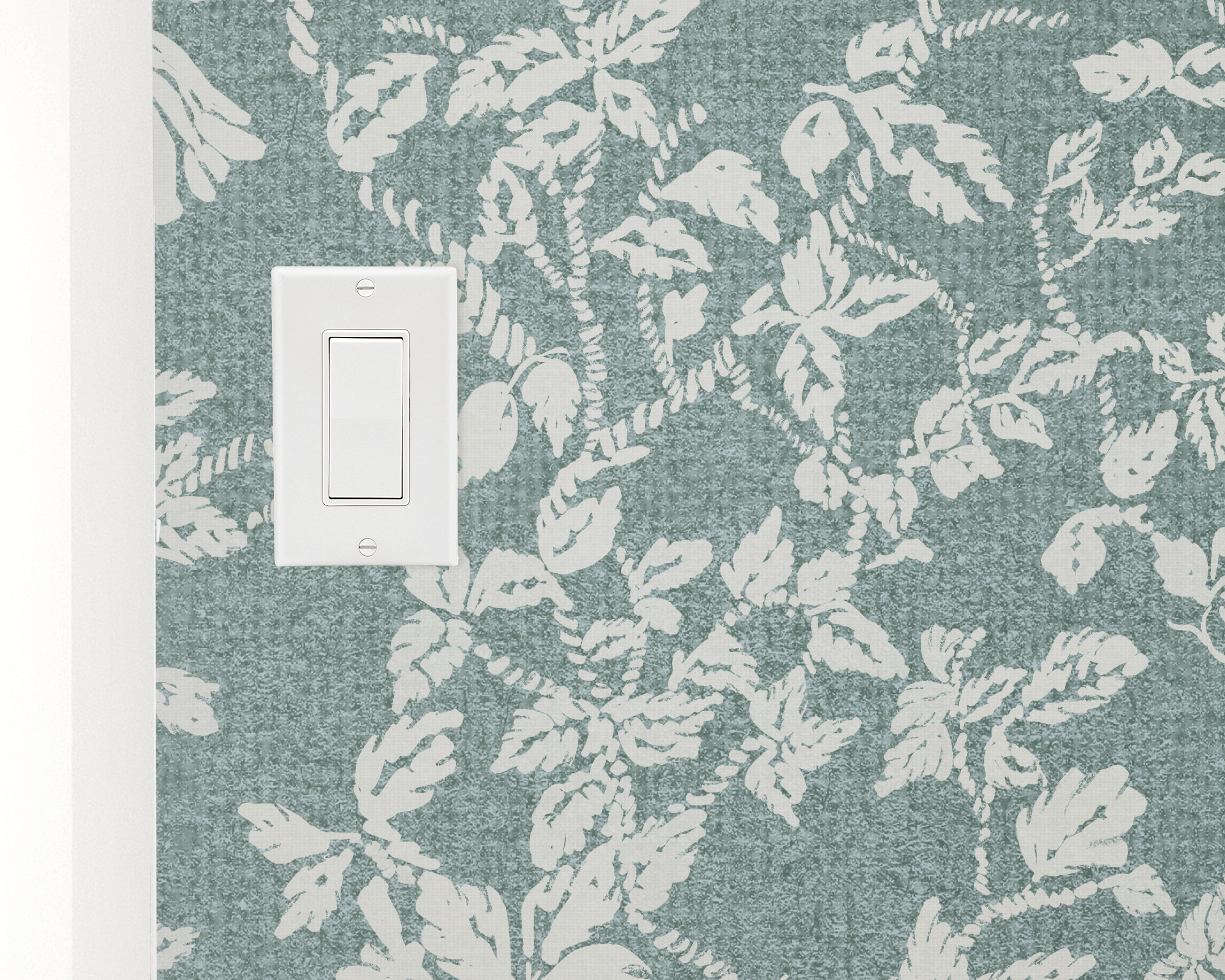 Botanical Weaving Peel And Stick Removable Wallpaper | Love vs. Design