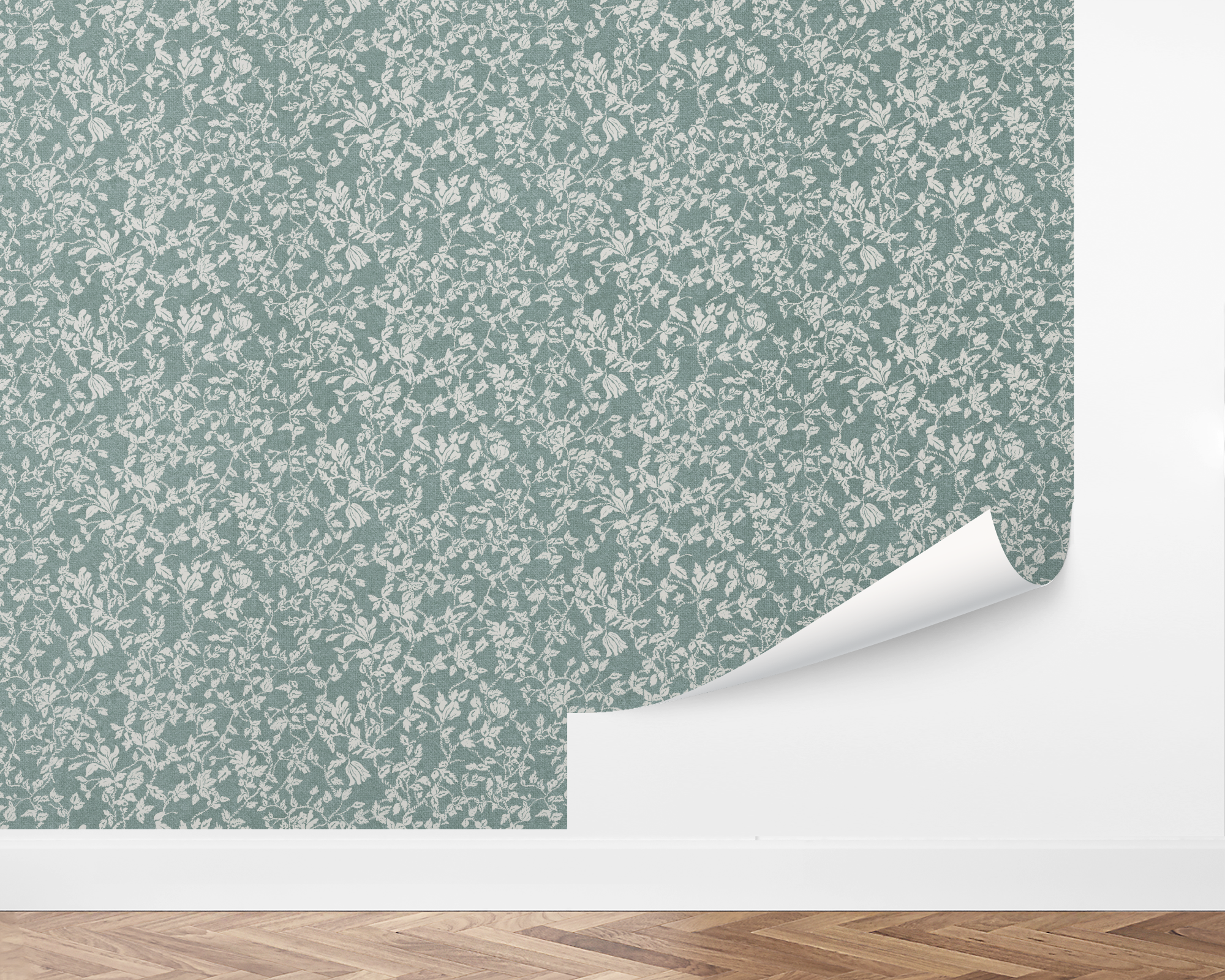 Botanical Weaving Peel And Stick Removable Wallpaper | Love vs. Design