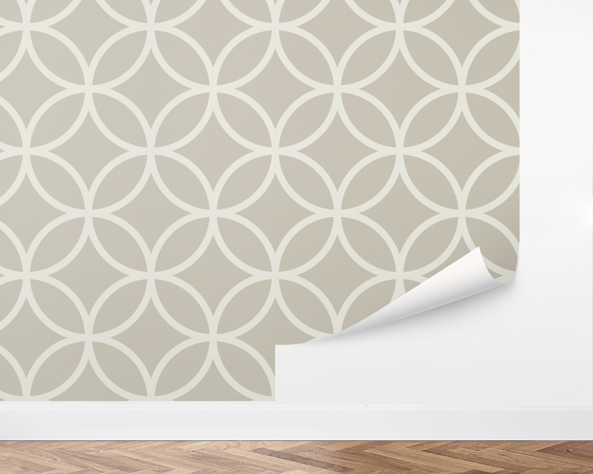 Circular Pattern Peel And Stick Removable Wallpaper | Love vs. Design
