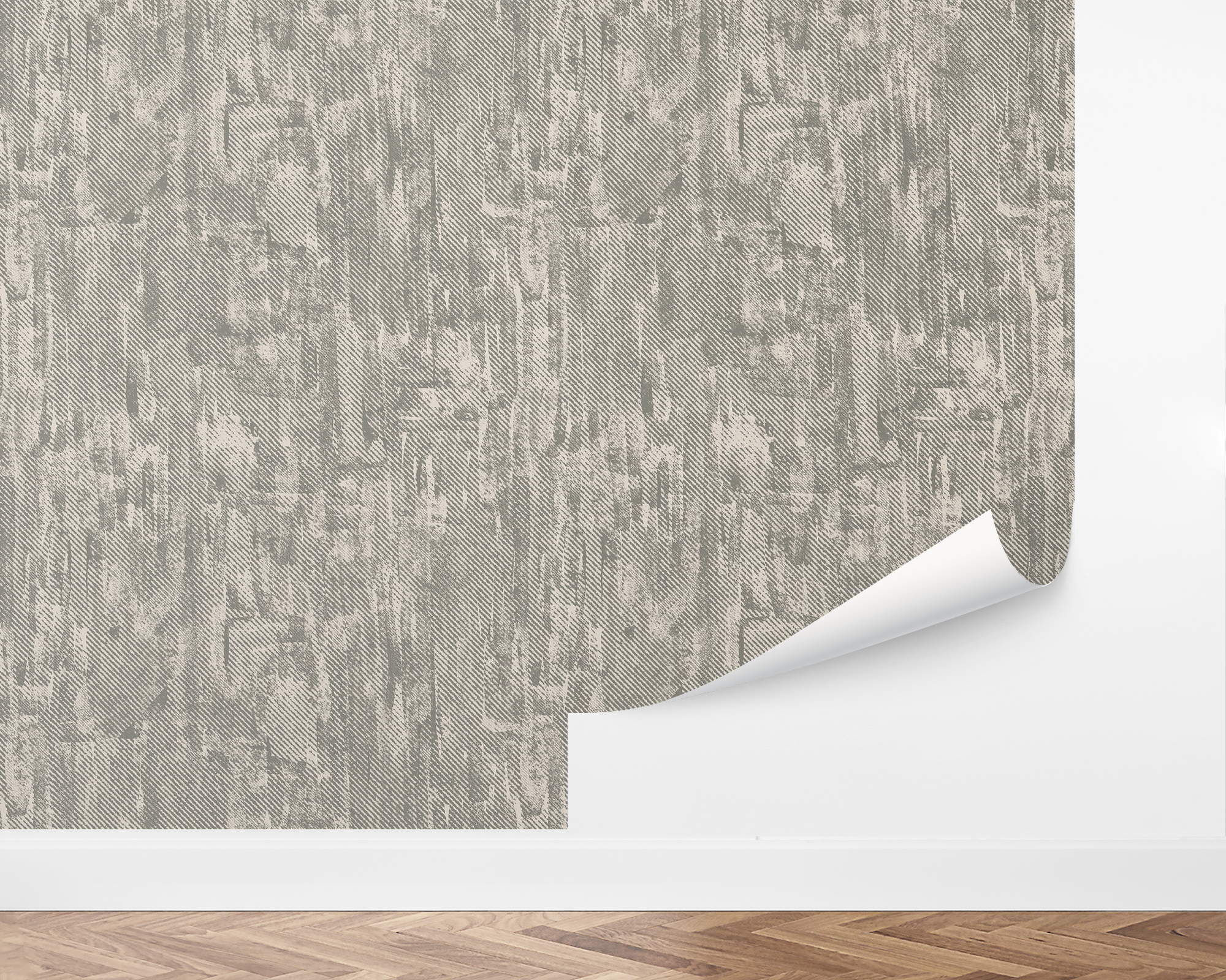 Distressed Denim Peel and Stick Removable Wallpaper | Love vs. Design