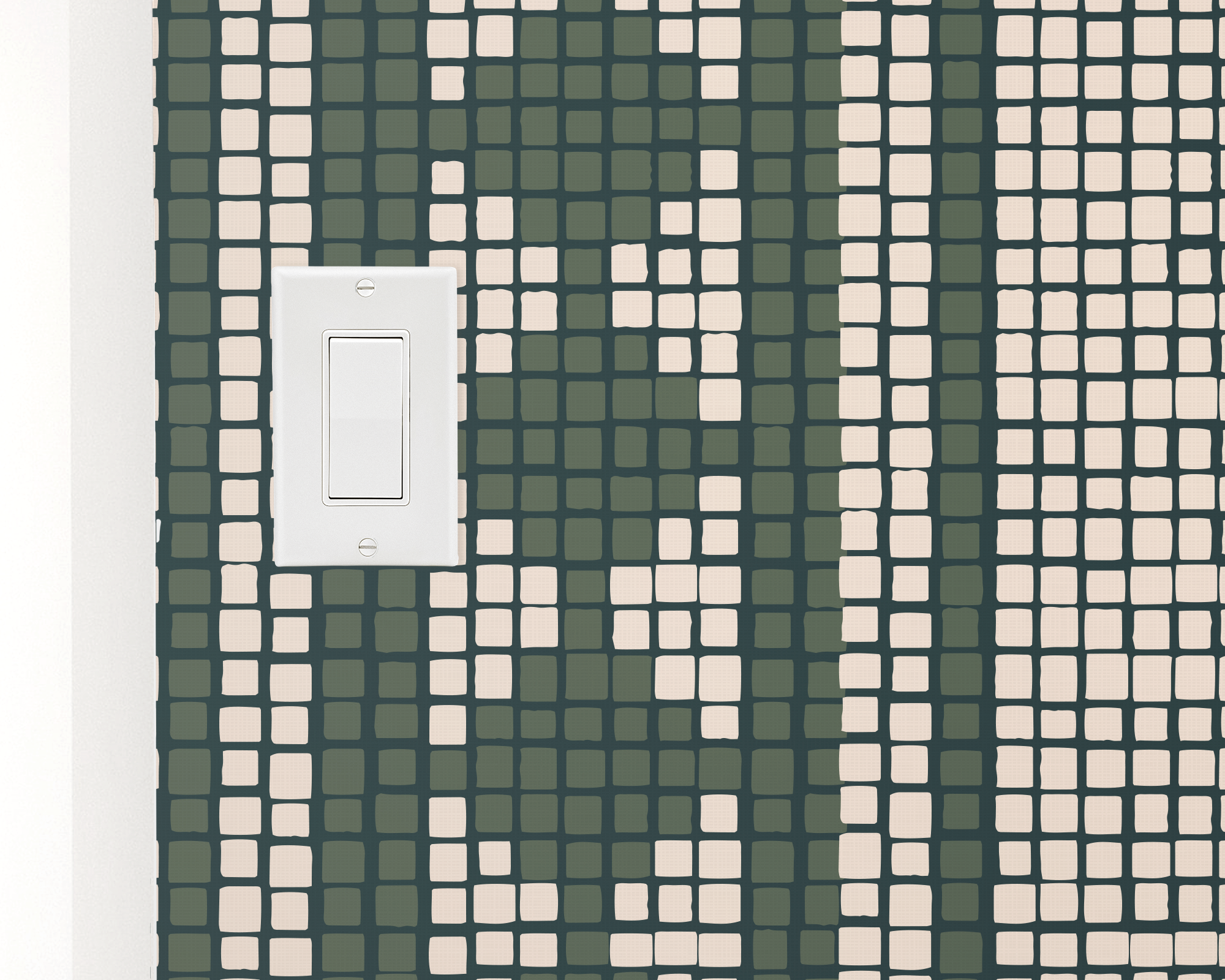 Gatsby Mosaic Peel and Stick Removable Wallpaper | Love vs. Design