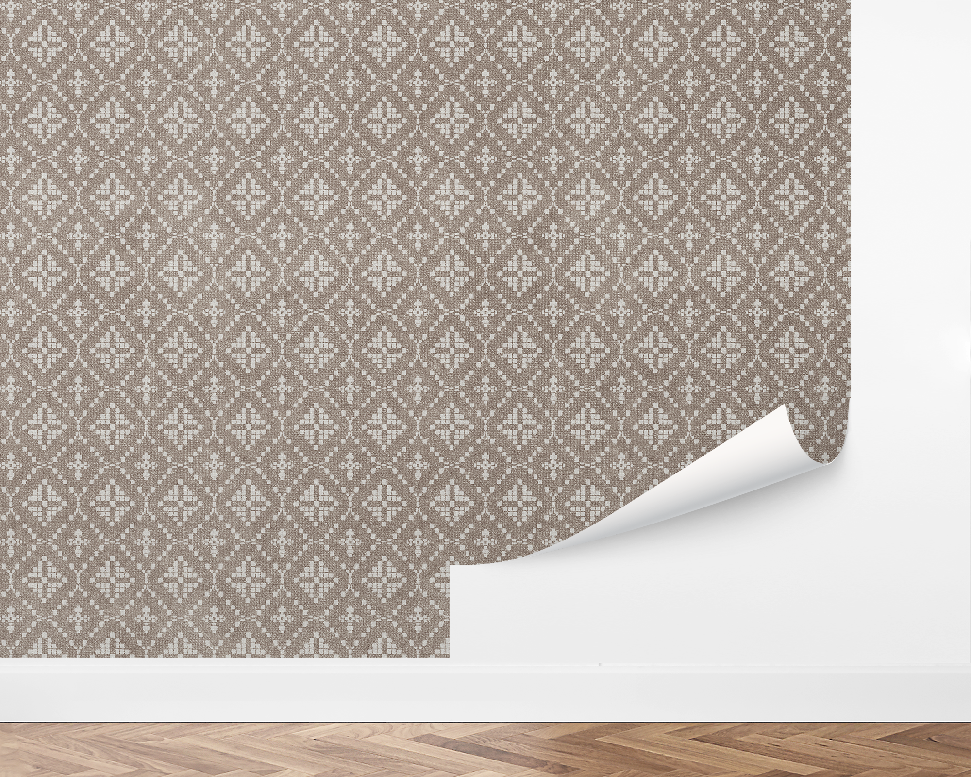 Heritage Threads Peel and Stick Removable Wallpaper | Love vs. Design