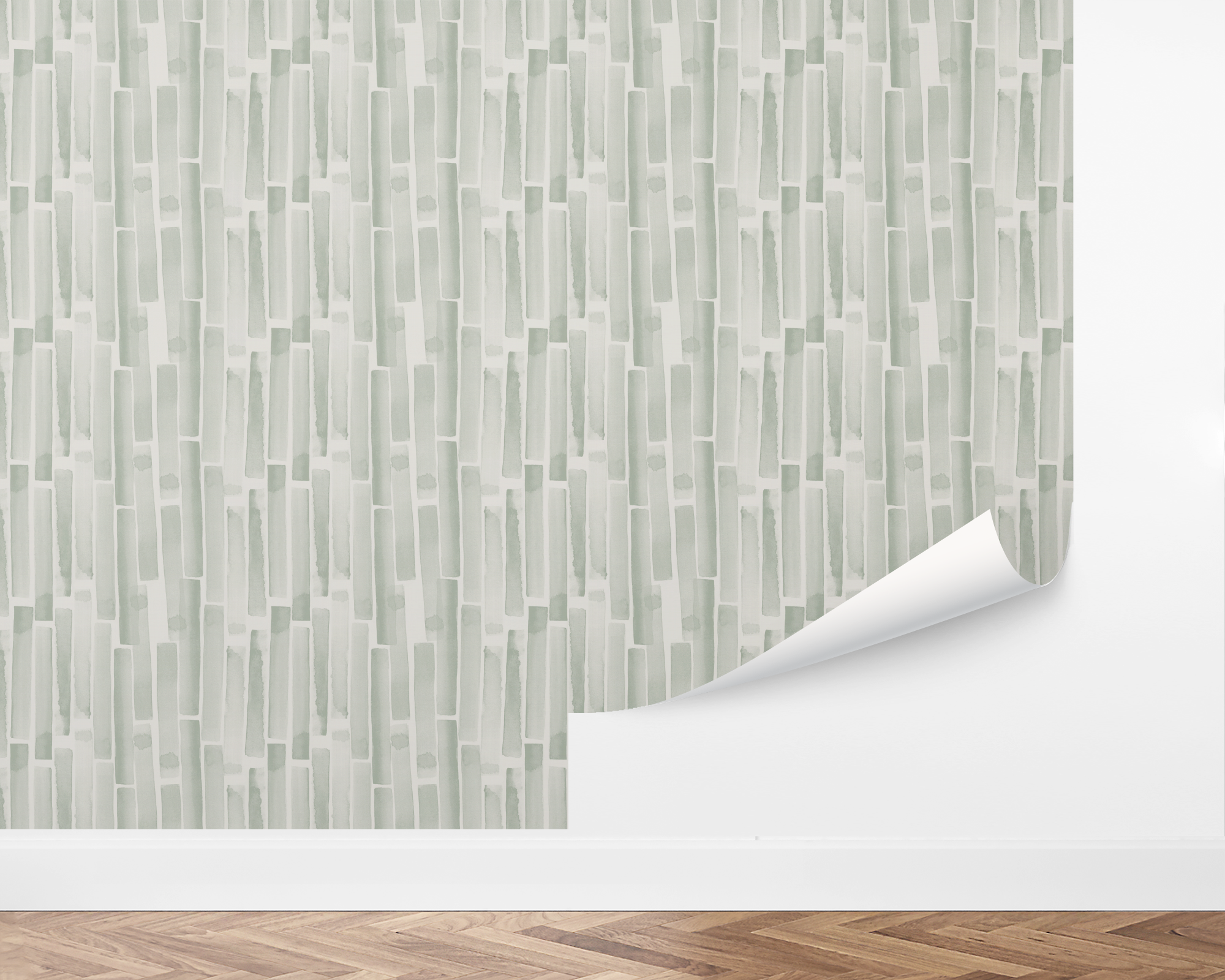 Lined Glass Peel and Stick Removable Wallpaper | Love vs. Design