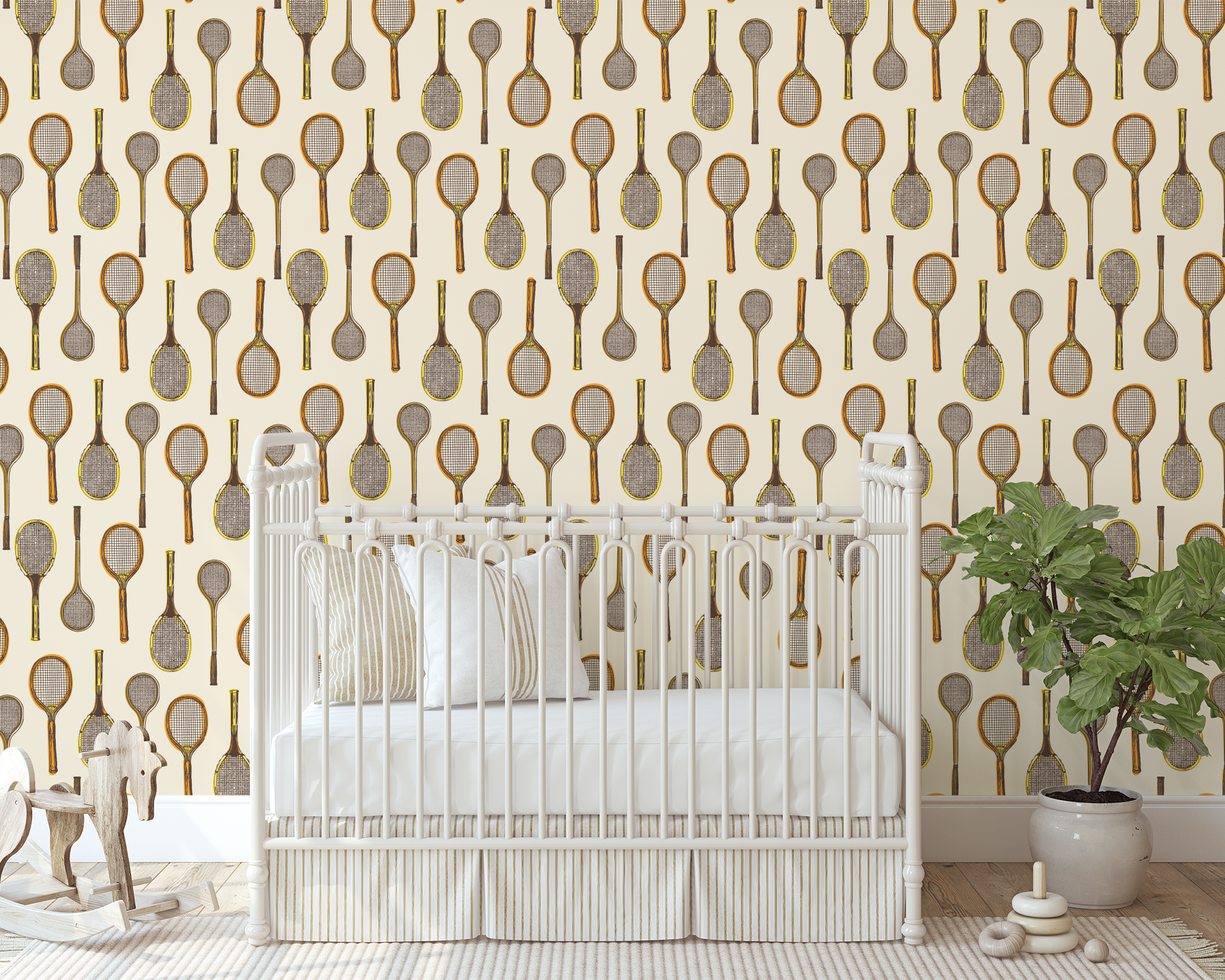 Match Point Peel And Stick Removable Wallpaper | Love vs. Design