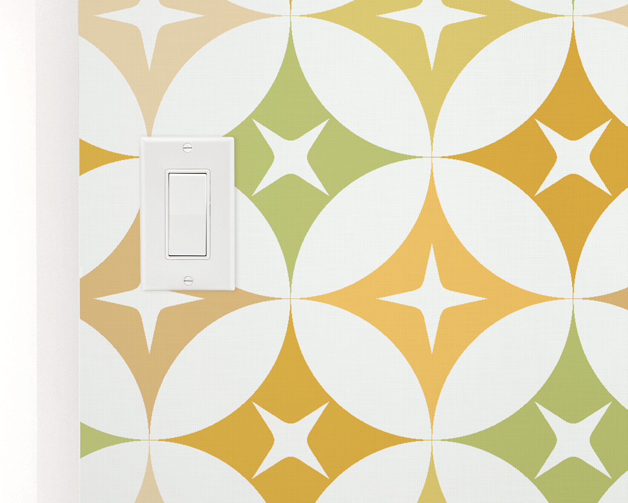 Mod Stars Peel and Stick Removable Wallpaper | Love vs. Design