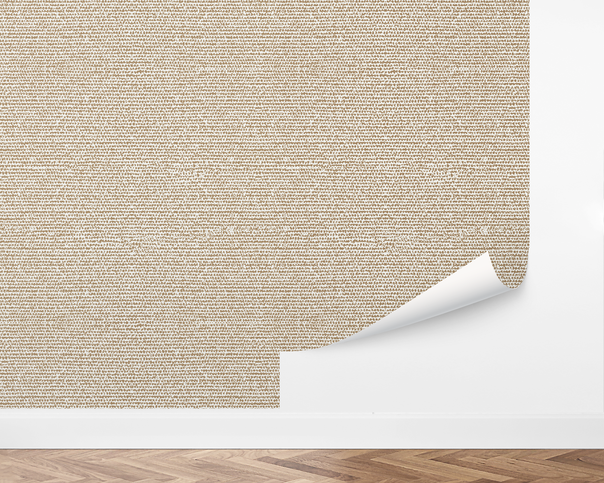 Natural Textile Peel and Stick Removable Wallpaper | Love vs. Design