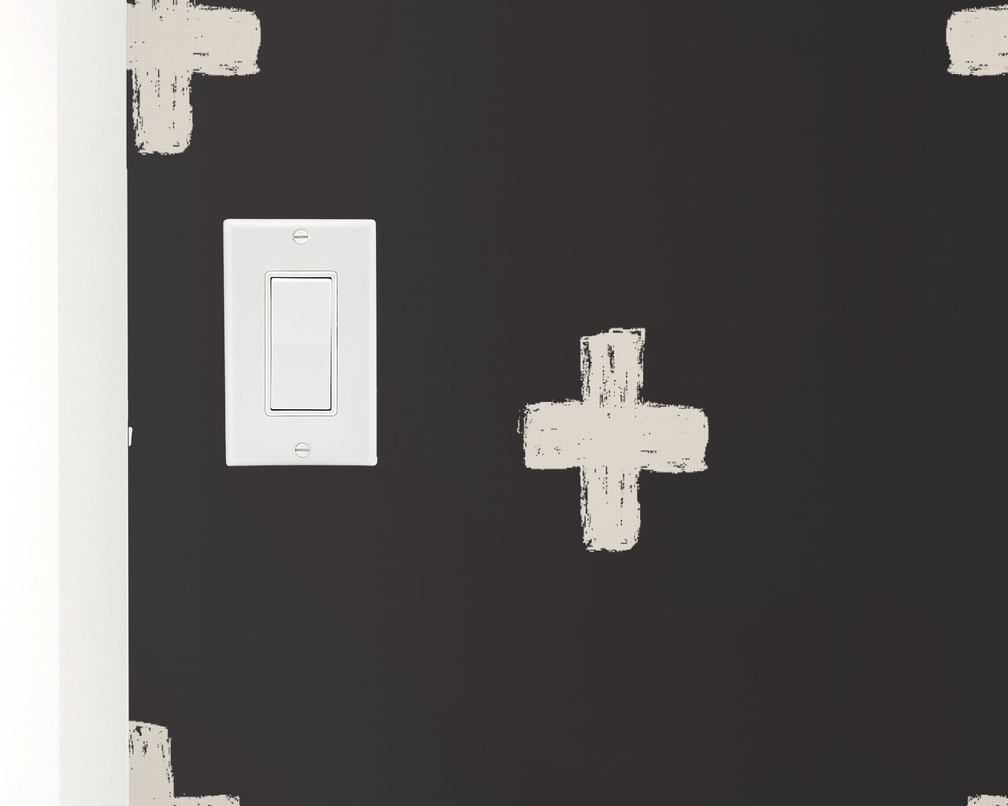 Plus Signs Peel And Stick Removable Wallpaper | Love vs. Design