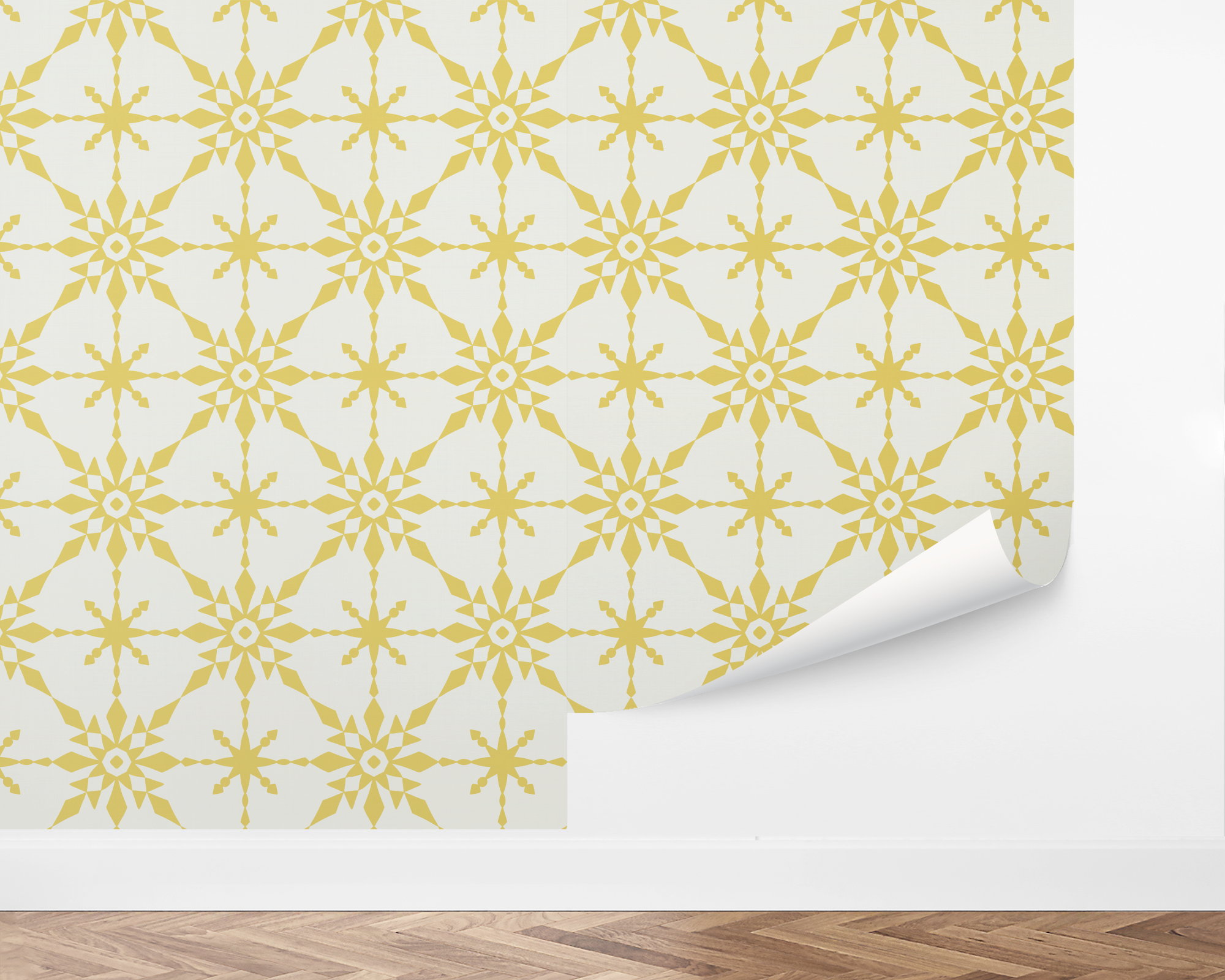 Retro Quilt Peel and Stick Removable Wallpaper | Love vs. Design