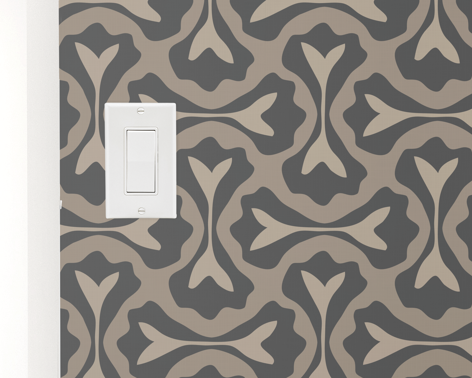 Retro Ripple Peel And Stick Removable Wallpaper | Love vs. Design