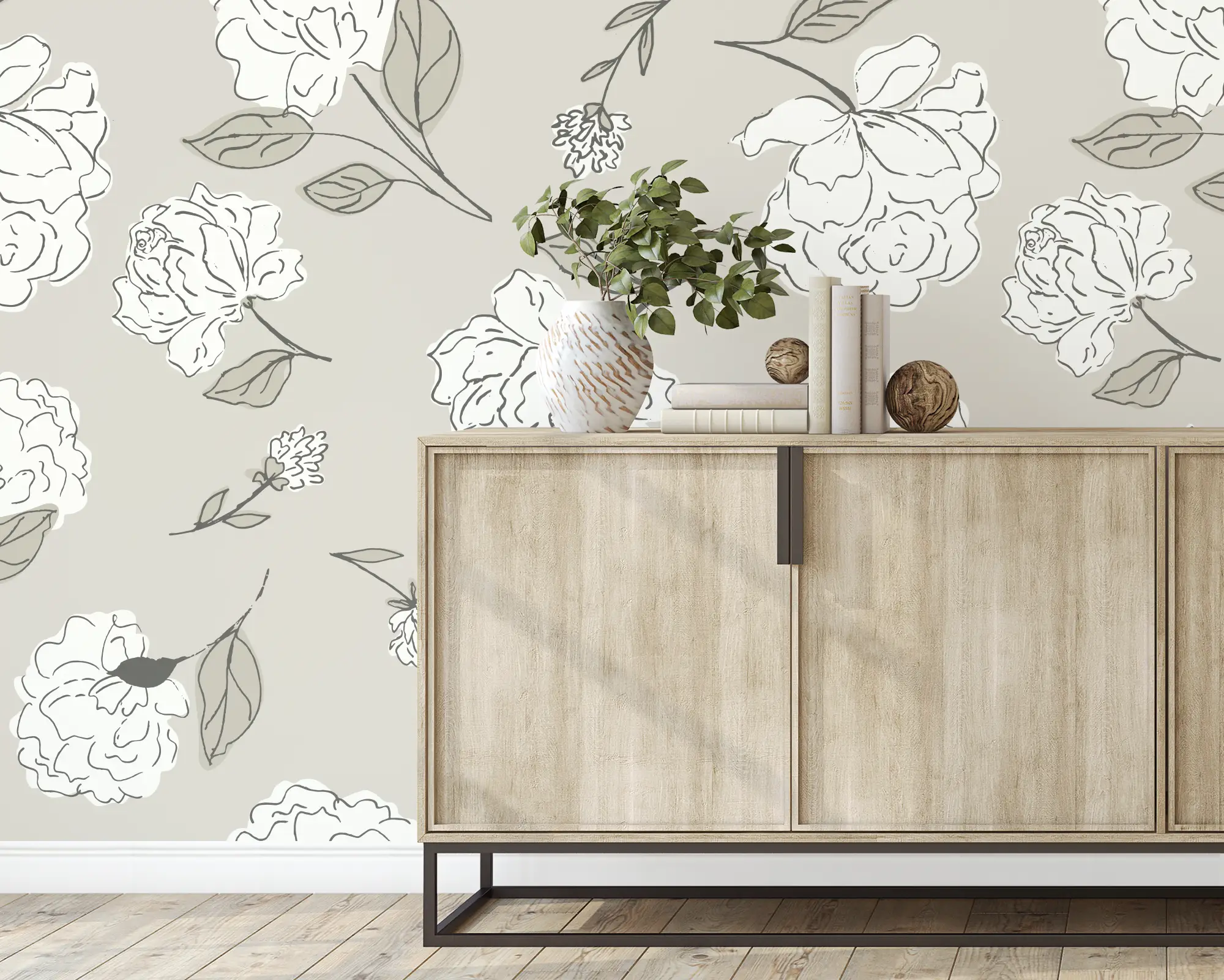 Rustic Flower Wallpaper