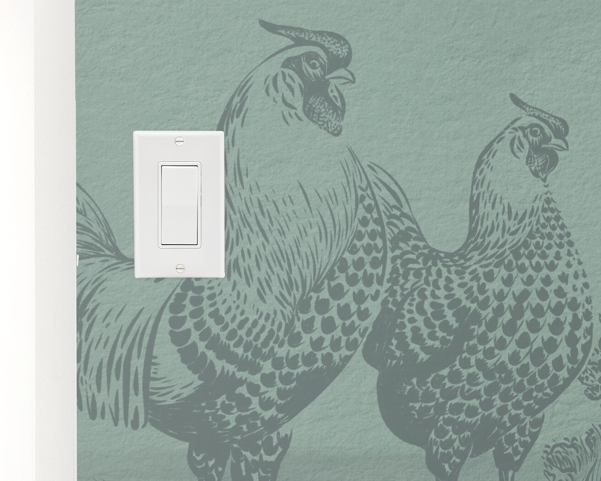 Rustic Roost Peel and Stick Removable Wallpaper | Love vs. Design