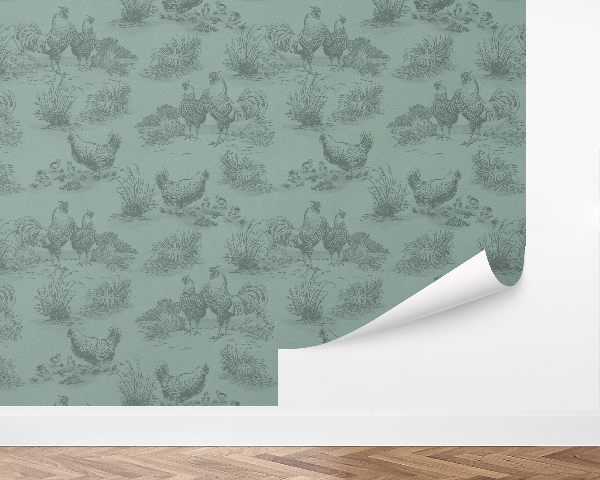 Rustic Roost Peel and Stick Removable Wallpaper | Love vs. Design