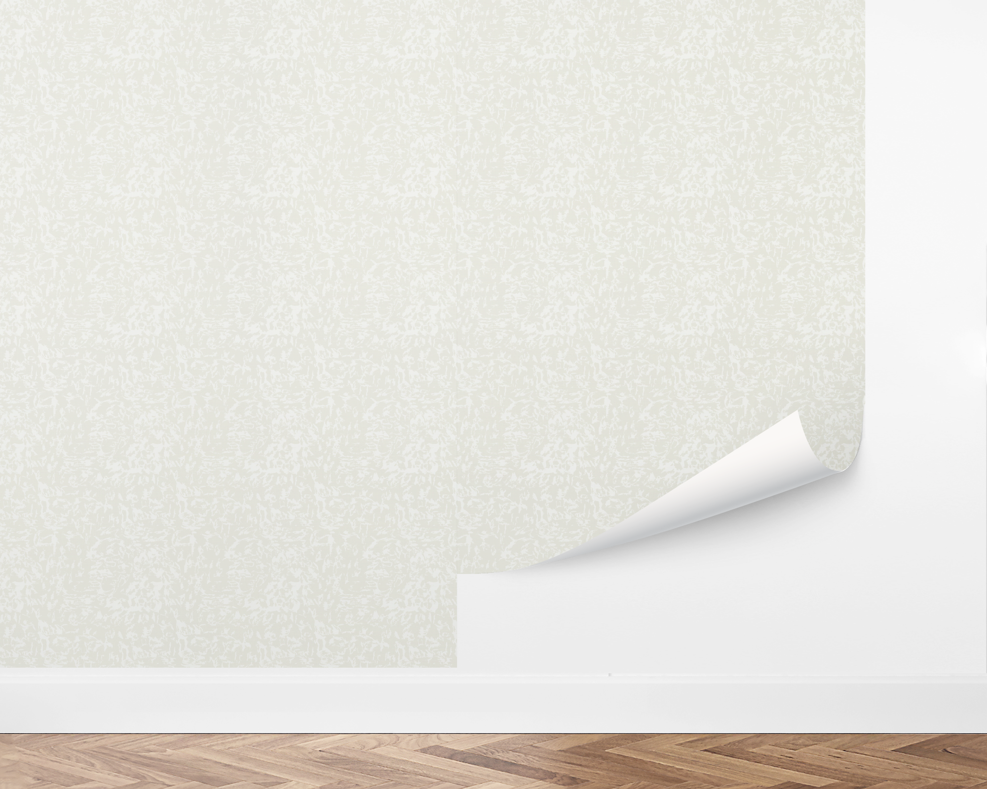 Scabbled Surface Peel and Stick Removable Wallpaper | Love vs. Design