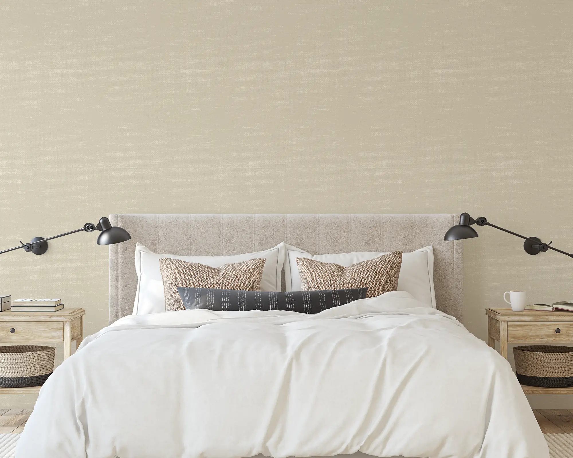 Using Burlap As Wallpaper