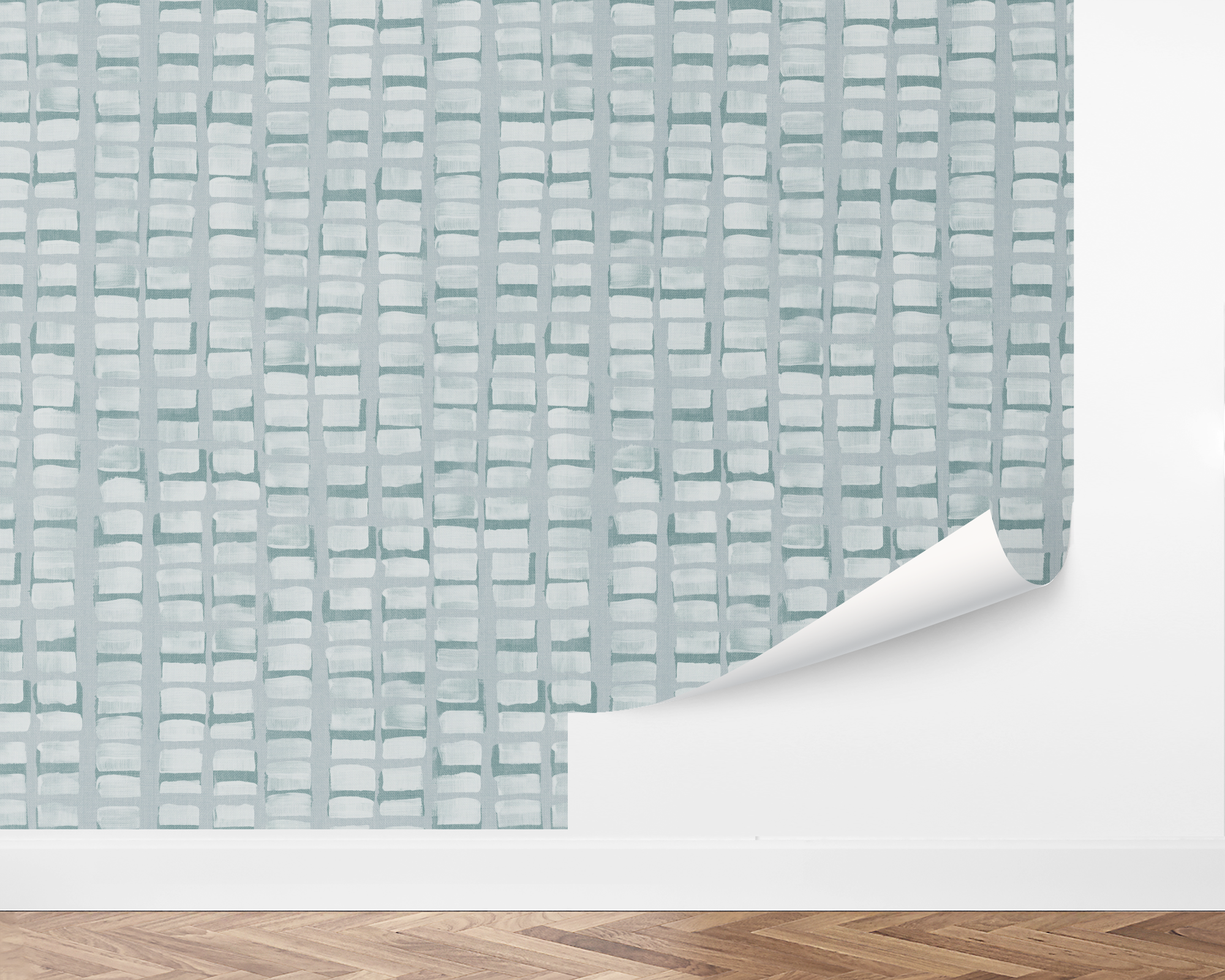Square Strokes Peel and Stick Removable Wallpaper | Love vs. Design