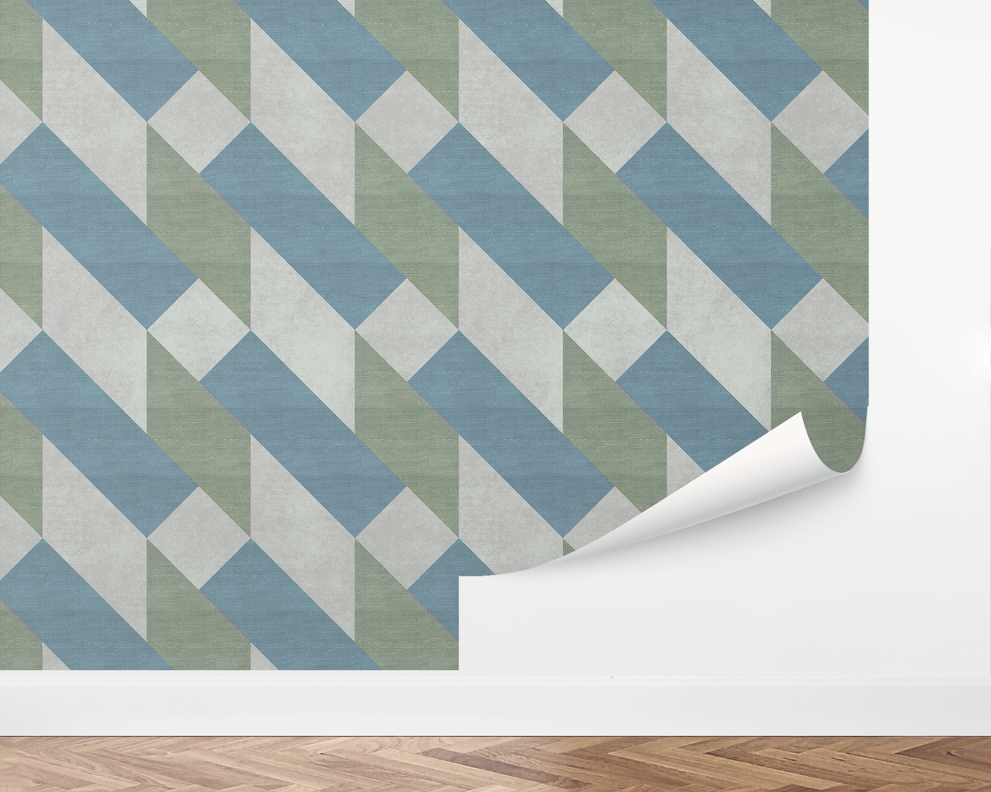 Textured Diagonals Peel and Stick Removable Wallpaper | Love vs. Design