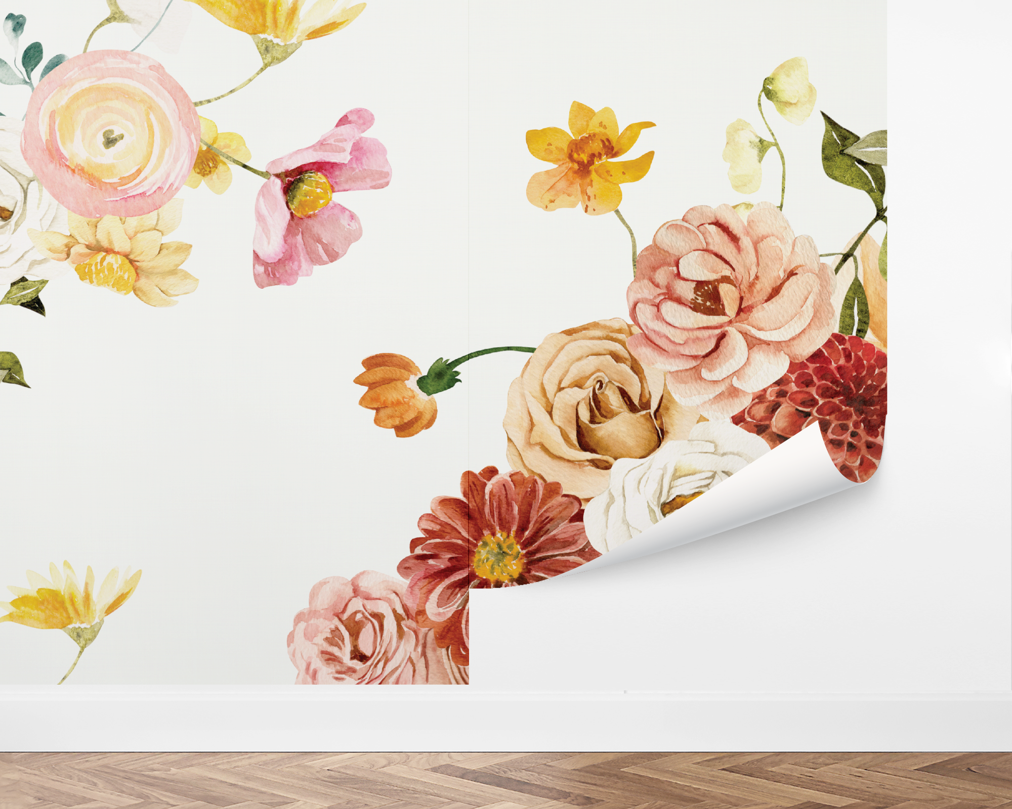 flower wall wallpaper