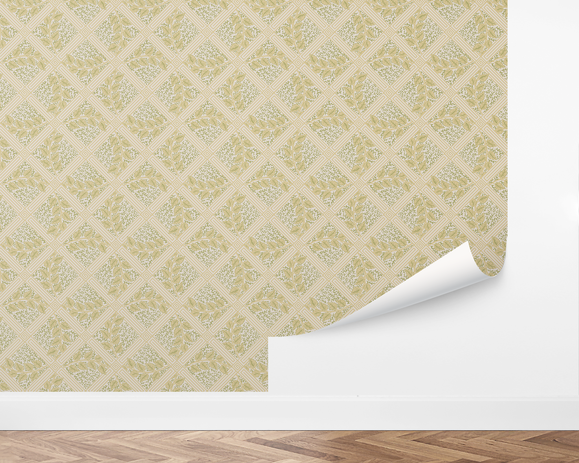 Vintage Lattice Peel and Stick Removable Wallpaper | Love vs. Design