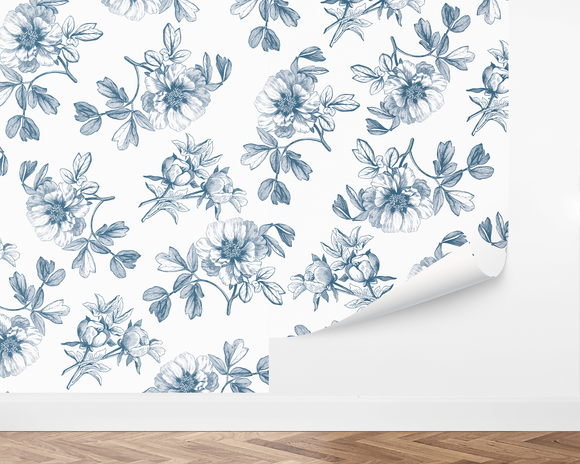 Vintage Peonies Peel And Stick Removable Wallpaper | Love vs. Design
