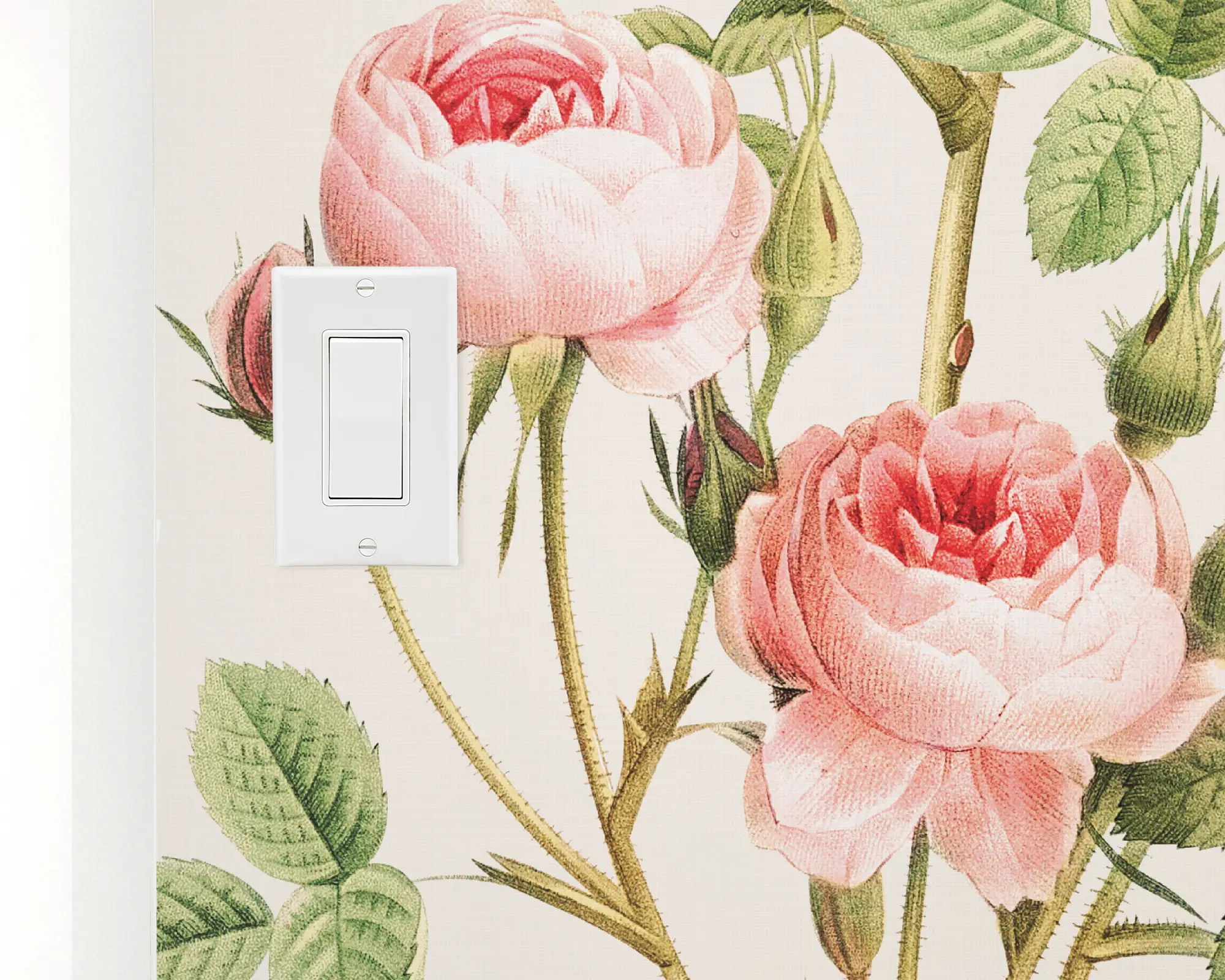Victorian Rose Wallpaper Flower
