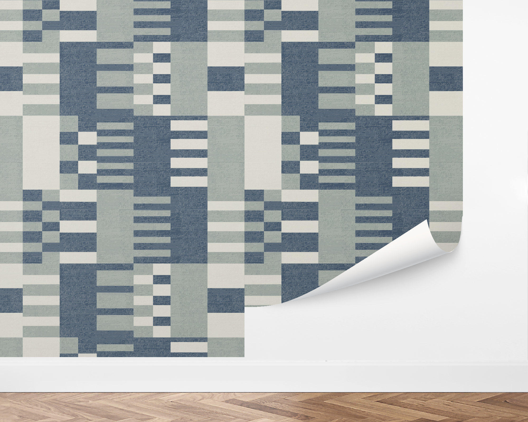 Woven Blocks Peel and Stick Removable Wallpaper | Love vs. Design